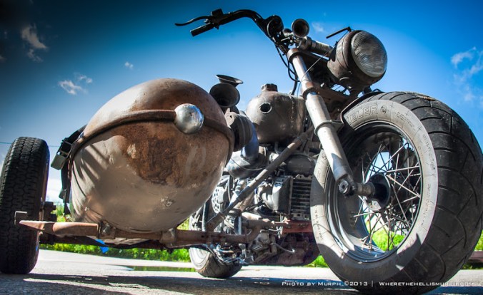 Shovelhead Rat Bike Turbo Side Car project | Piston Aficionado